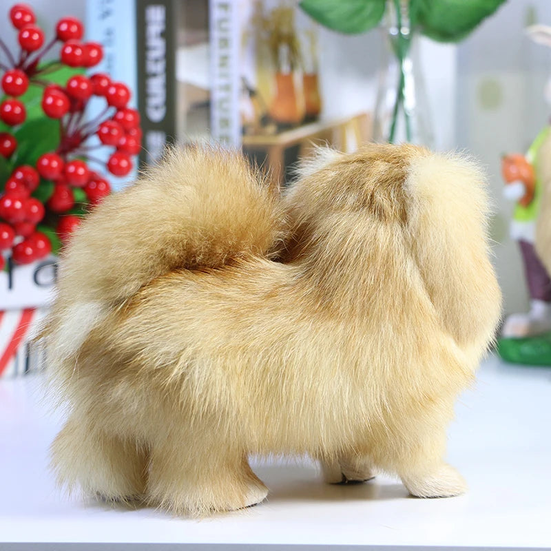 Realistic Pekingese Dog Plush Toy – Furvenzy