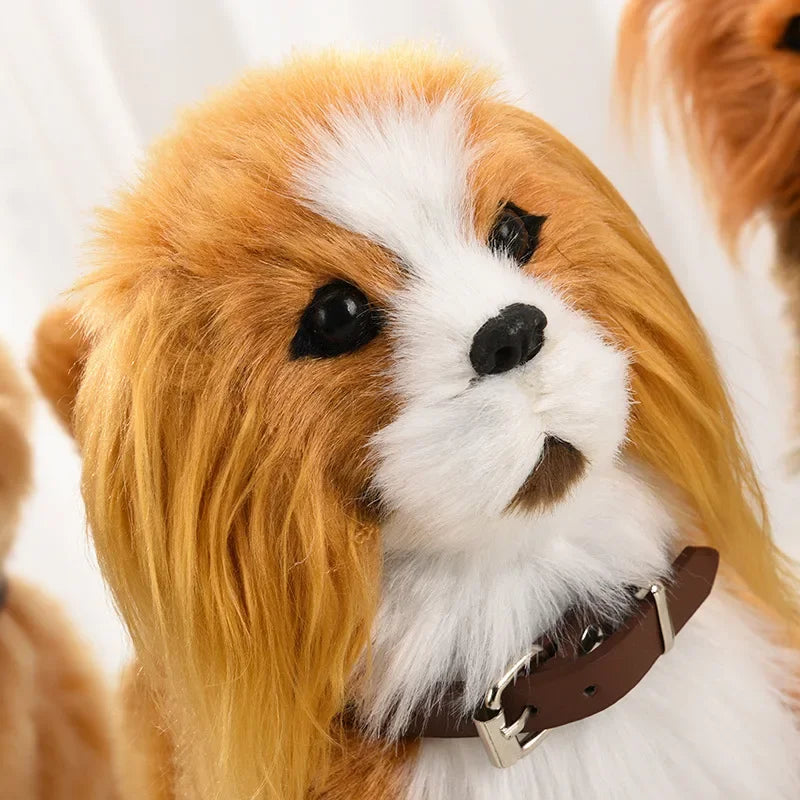 Interactive Robot Puppy – Voice-Controlled Walking Plush Dog Toy – Furvenzy