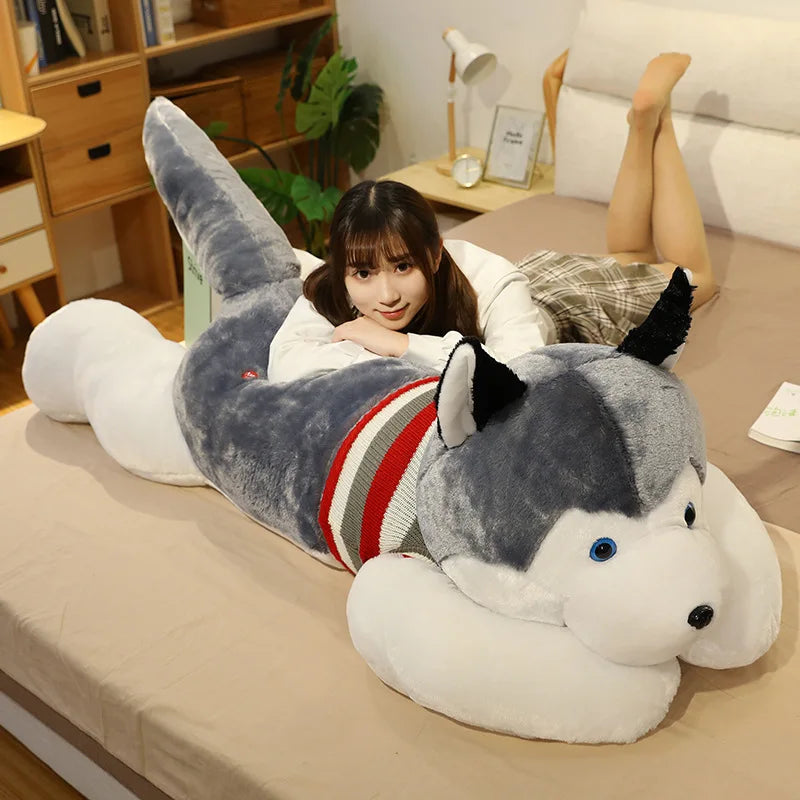 Large Husky Plush Stuffed Toy – Furvenzy