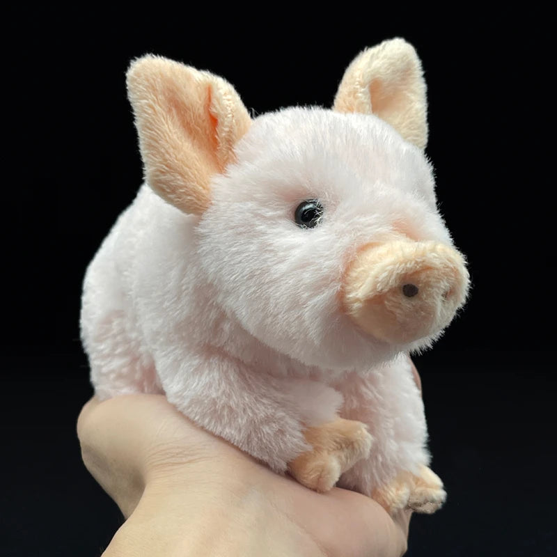 Realistic Pink Pig Stuffed Toy – Furvenzy