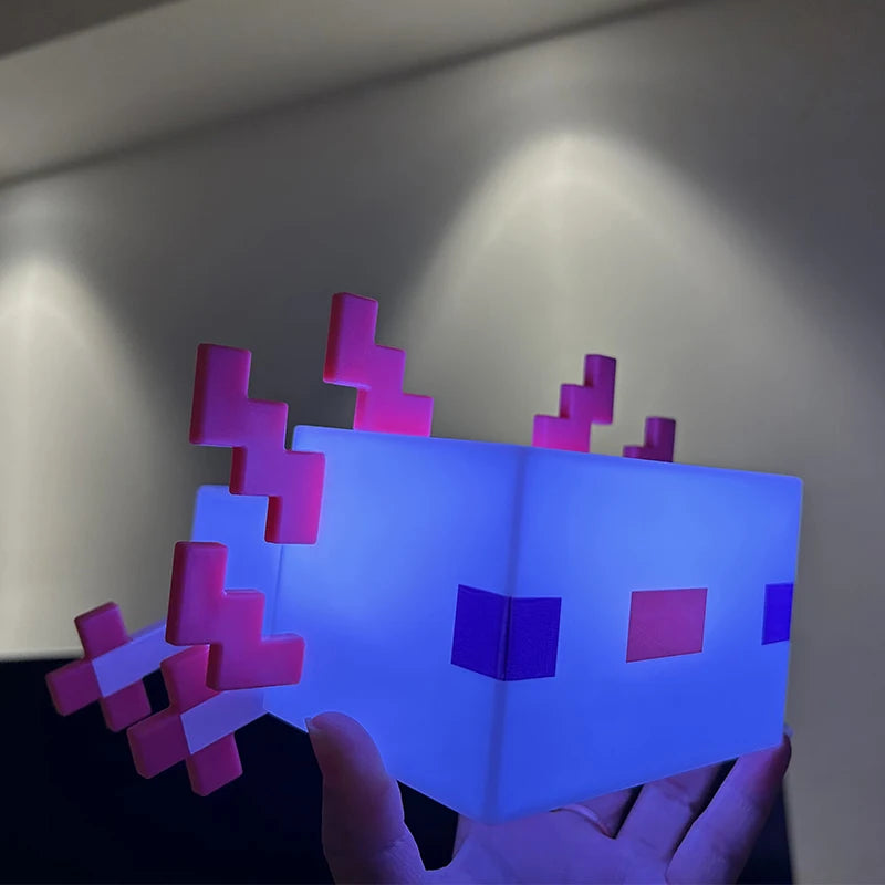 Axolotl Night Light – 5-Color LED Lamp – Furvenzy