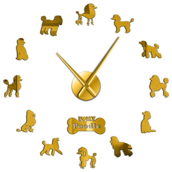 Poodle Wall Clock - Furvenzy